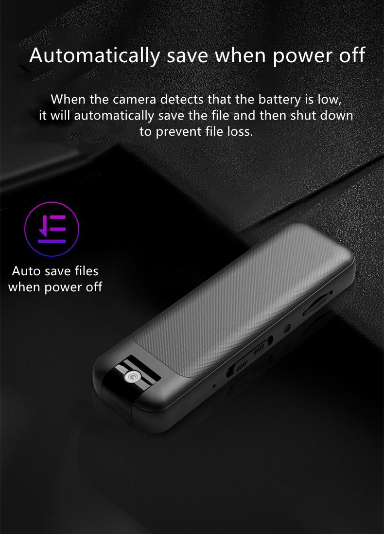 Mini Camera Full HD 1080P Micro Body Camcorder Night Vision DV Video ...