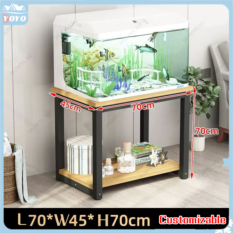 Fish Tank Rack Steel Wood Aquarium Base Cabinet Metal Chassis Fish Tank ...