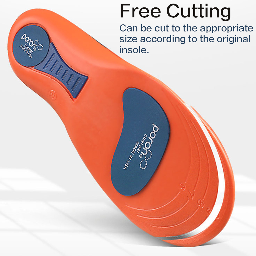 Orthopedic Gel Insoles for Plantar Fasciitis Orthotics Flat Feet ...