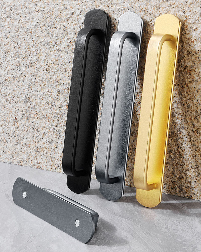 1PC Punch-free Door Handle Aluminium Alloy Balcony Glass Move Handle ...