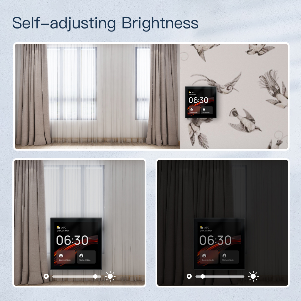 Tuya Wifi Smart Touch Screen Center Control Panel ALEXA Voice Control ...