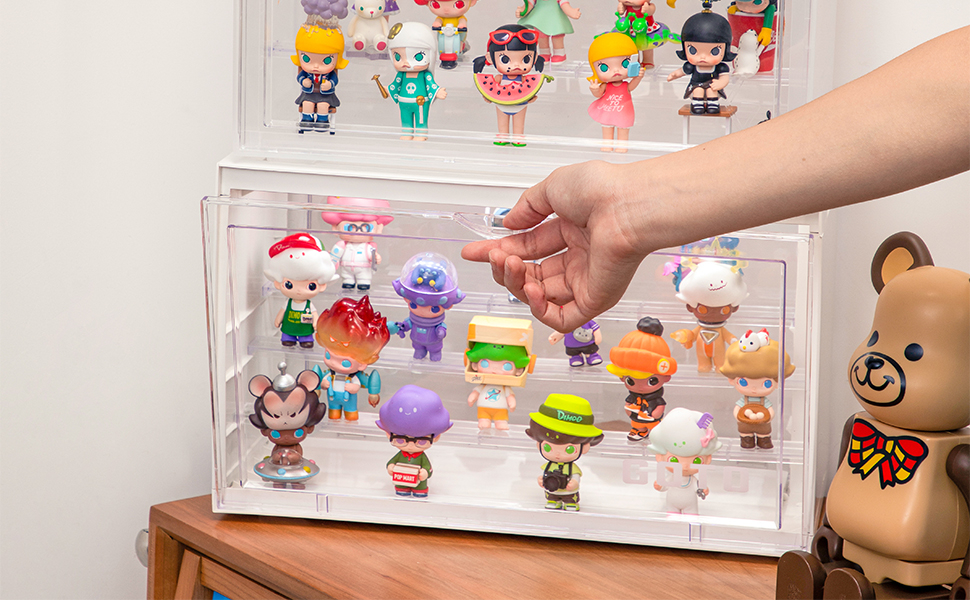 GOTO S3 Voice controlled LED light box Display Box for Popmart Toys ...