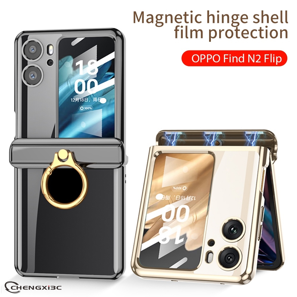 [Ready] For OPPO Find N2 Flip phone case with magnetic hinge protection ...