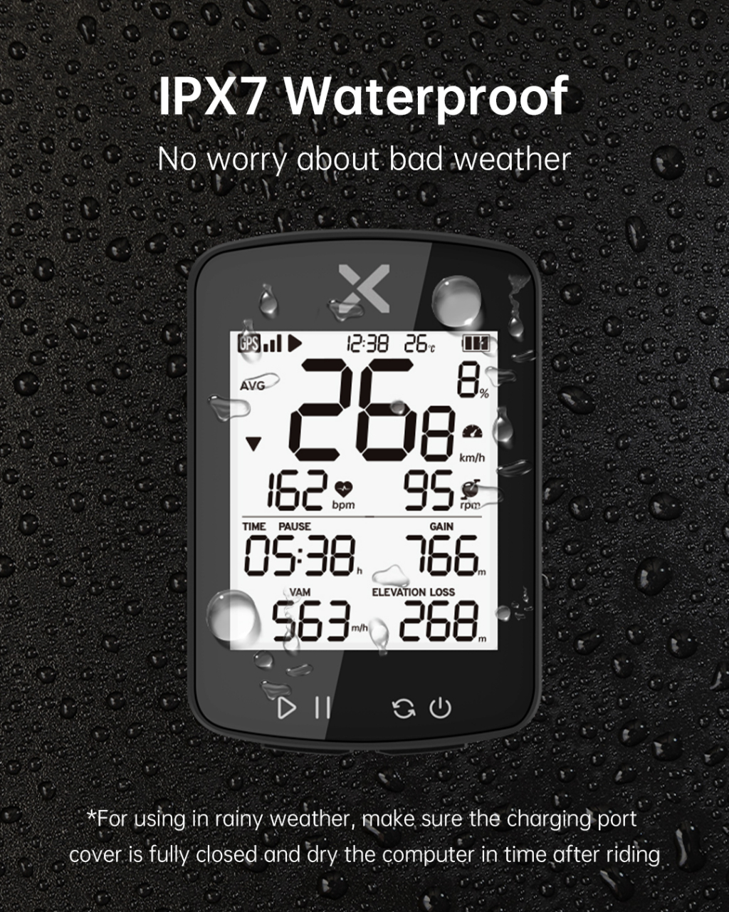 XOSS G2 G2 Plus GPS Cycling Computer Bicycle Wireless Speedometer ...