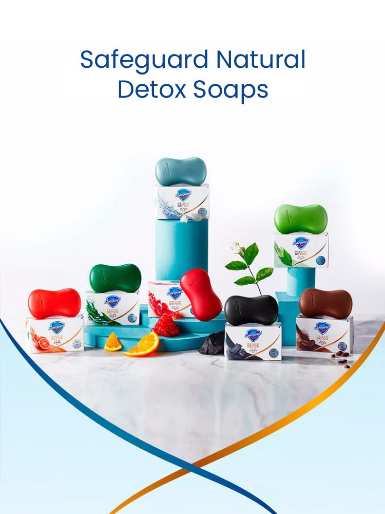 Safeguard DETOX Soap Deep Pore Clean 3X Turbidity Removal Multi-Purpose ...