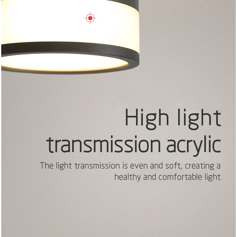 Tri Color Led Downlight Surface Mounted Cylinder Ceiling For Living ...