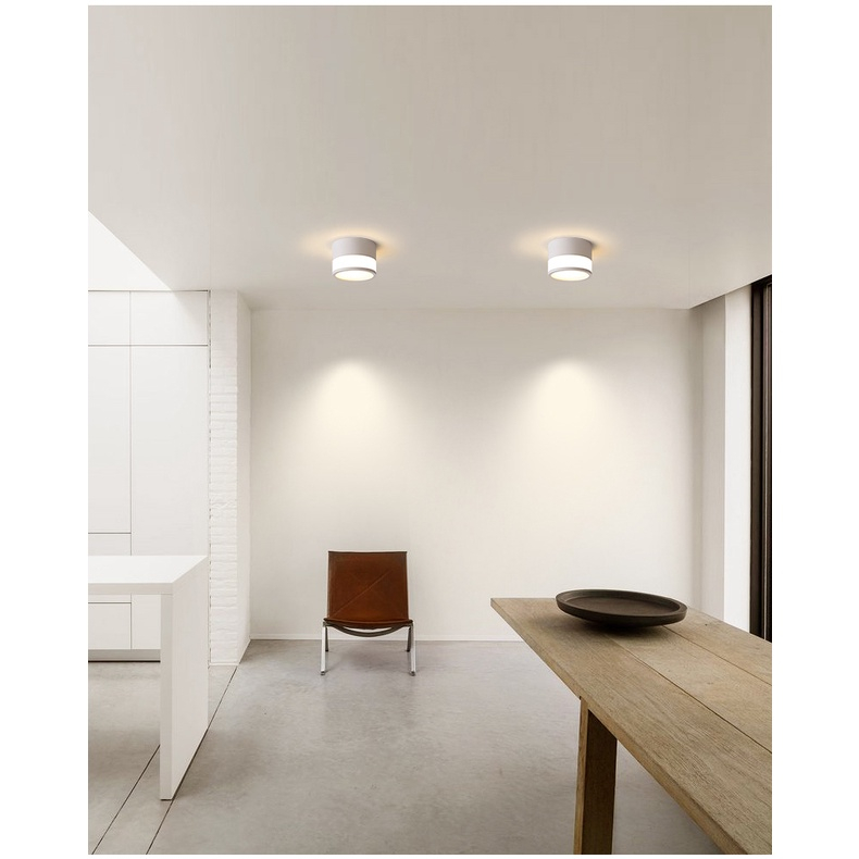 Tri Color Led Downlight Surface Mounted Cylinder Ceiling For Living ...