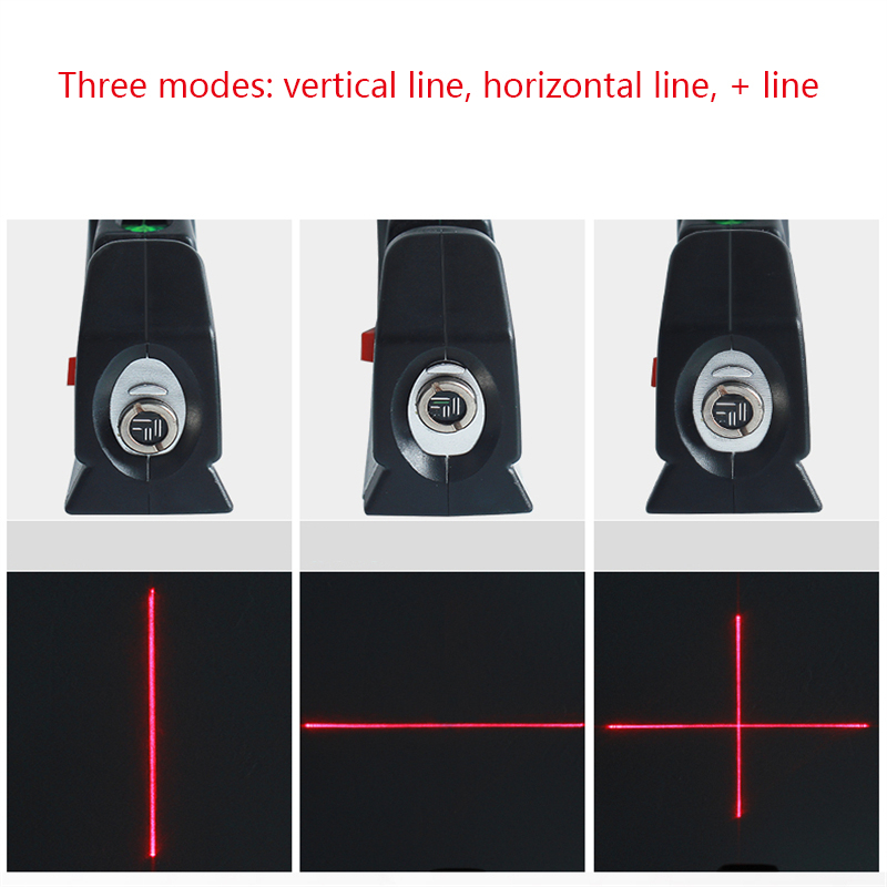 Multipurpose Laser Ruler Laser Level and Spirit Level Metric Rulers Laser Straight Line Horizon ...