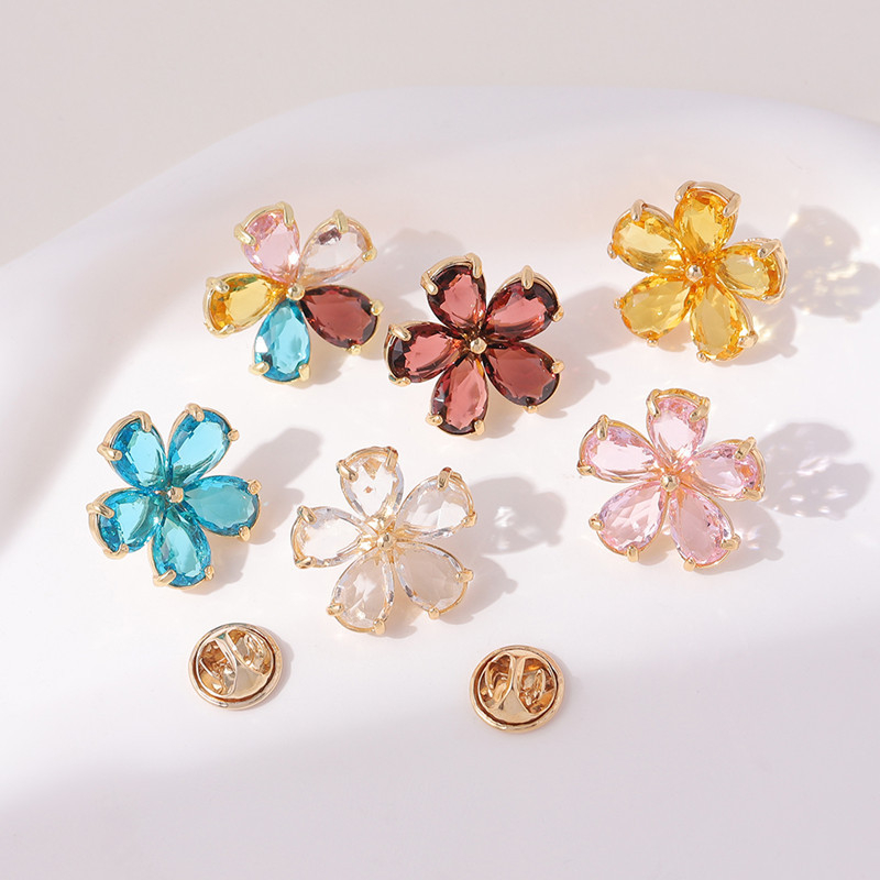 High-end Flower Small Pin Brooch（6 colors to choose from）Neckline Multi ...
