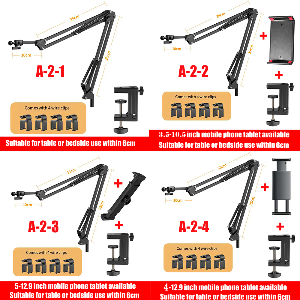 Extended section phone bracket tablet bracket metal cantilever bracket ...