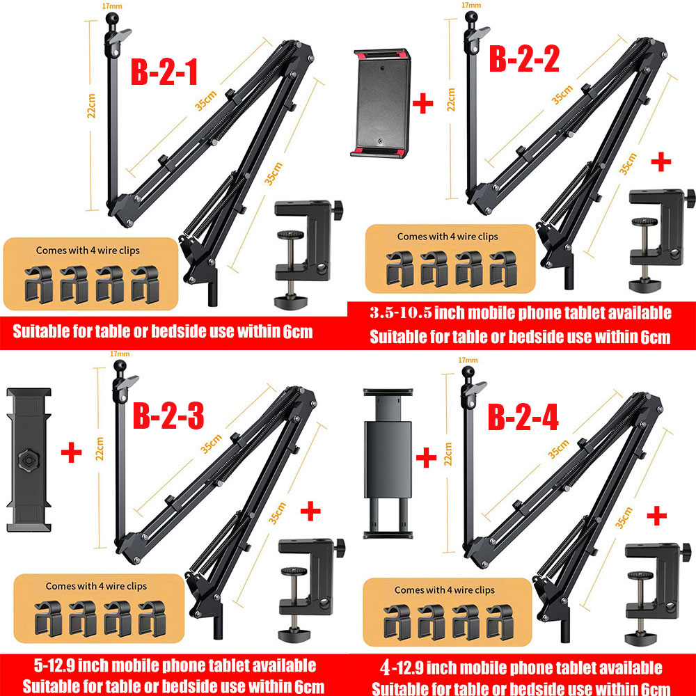 Extended section phone bracket tablet bracket metal cantilever bracket ...