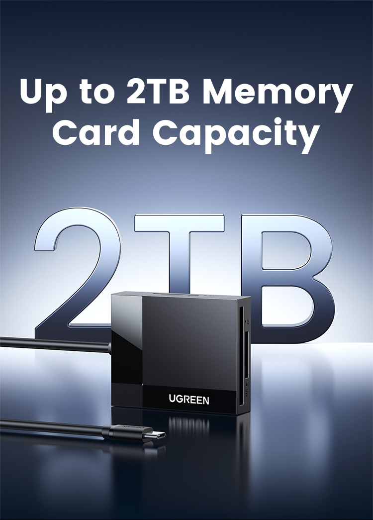 UGREEN USB C Card Reader for SD TF CF MS Card 4 IN 1 Card Reader ...