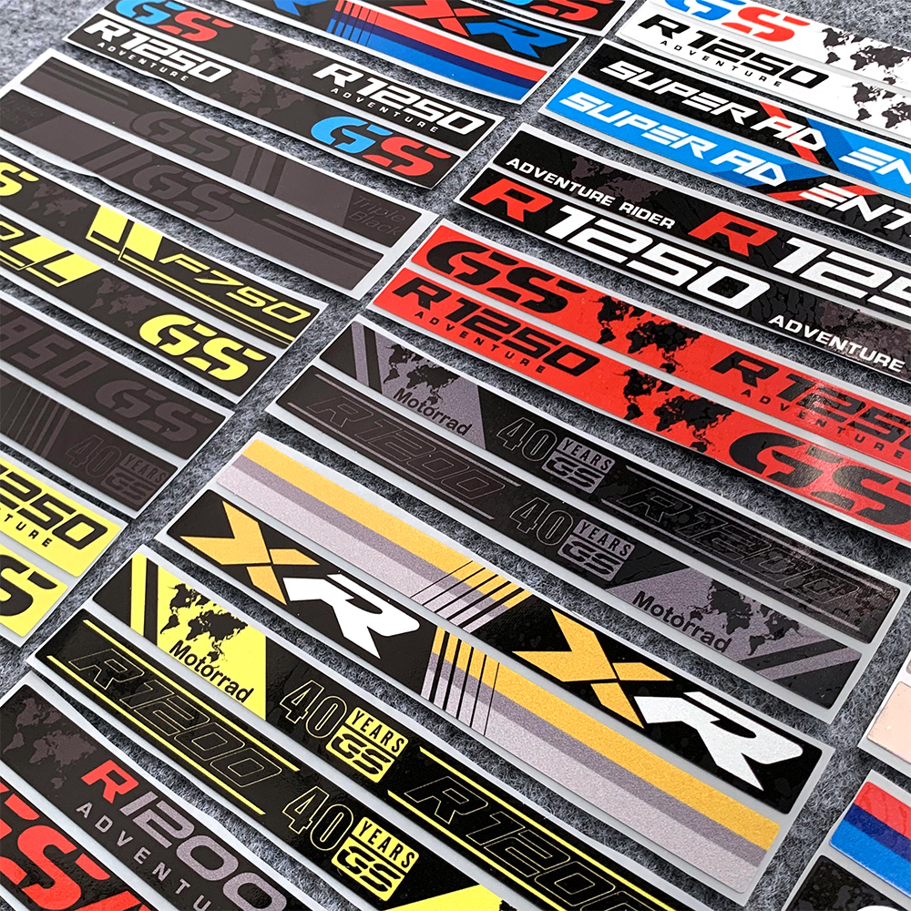 Reflective Motorcycle Handguard Decals Windshield Body Sticker For BMW ...