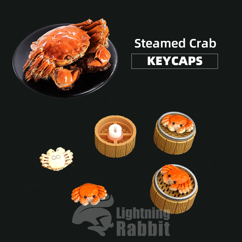 [keycap] Steamed Crab keycap Mechanical Keyboard Dedicated ESC ...