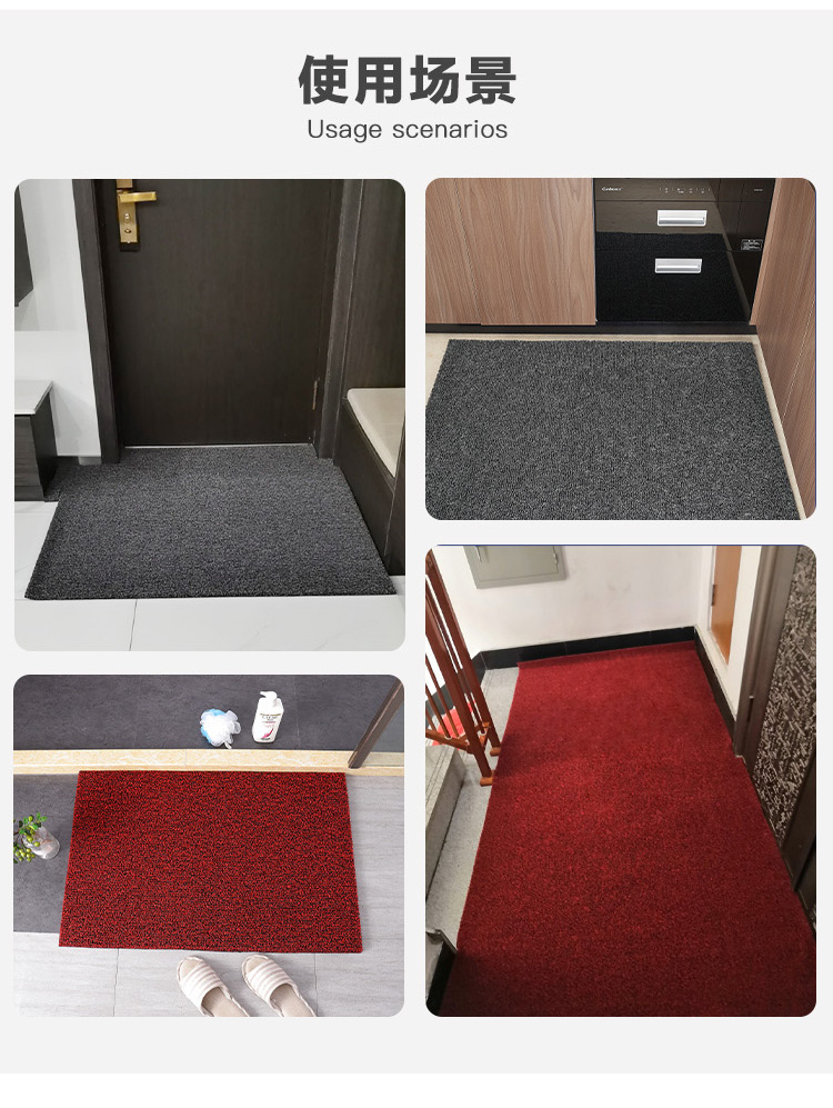 🔥Free shipping🔥PVC Carpet Door Mat Entrance To Remove Sludge Mat ...
