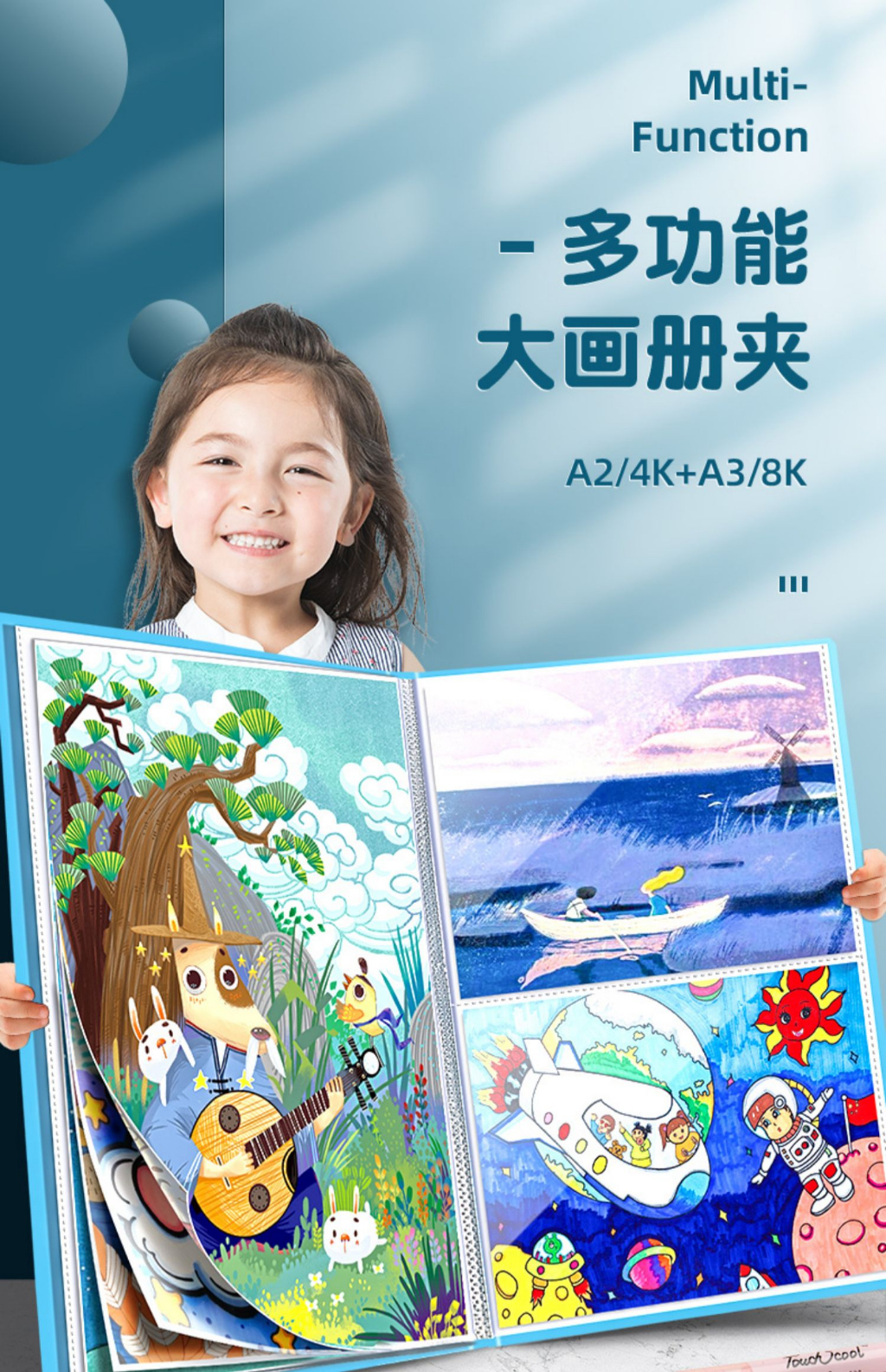 🔥Ship 24H🔥A2/A3/A4 File Folder Album Portfolio Poster Data Book Art ...