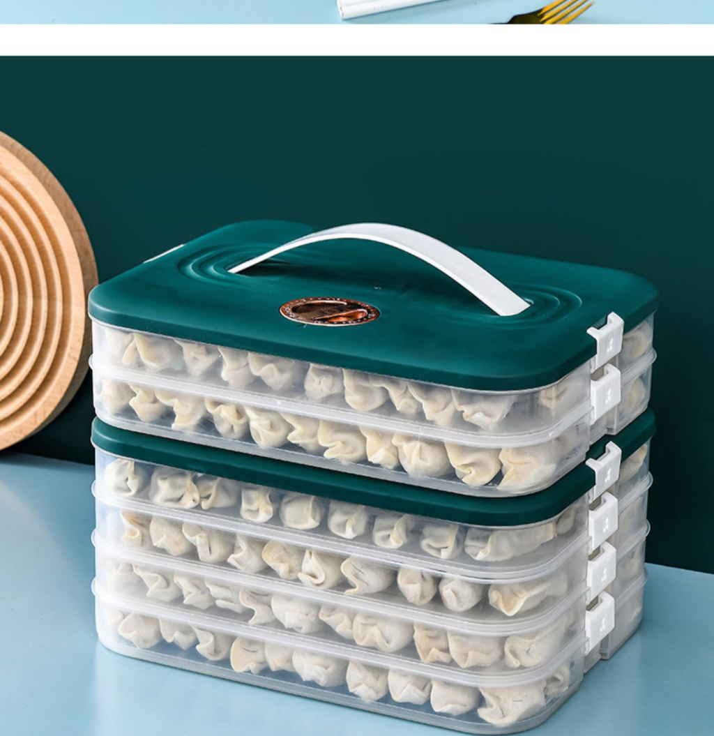 Dumpling Box 1-4 Layers Kitchen Refrigerator Frozen Household Fresh ...