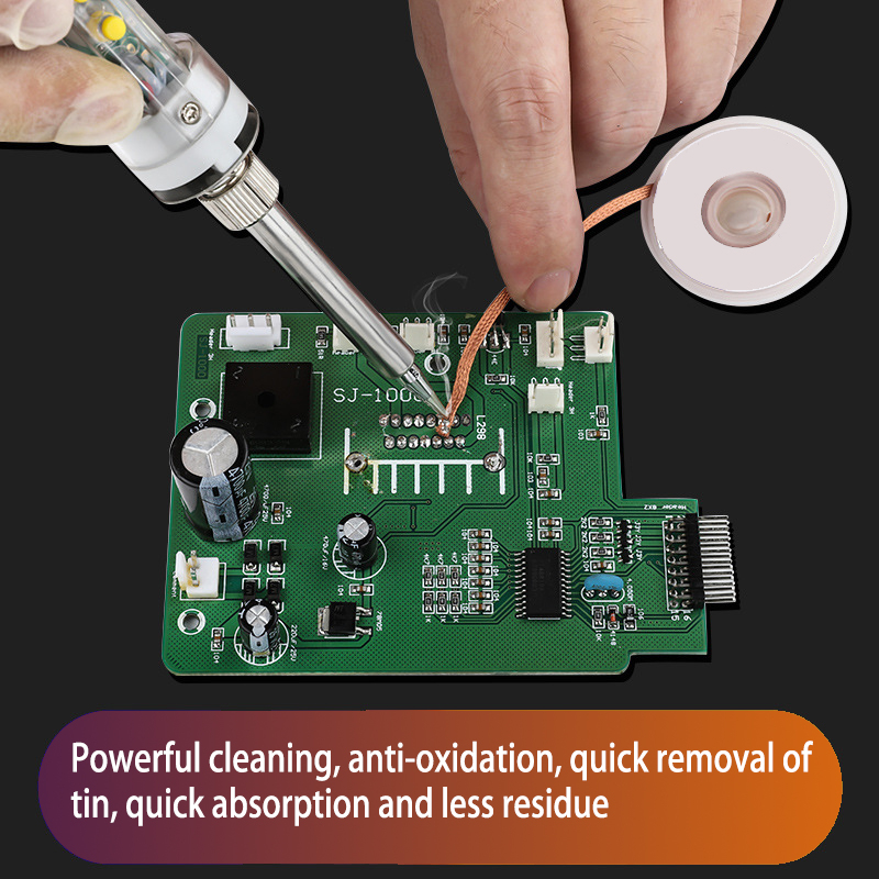 JCD Professional Copper Soldering Wick Cleaning Tin Solder Removal ...