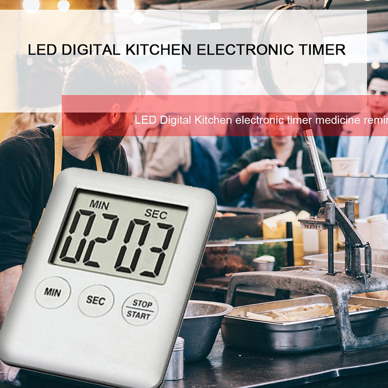 KIPRUN Kitchen Timer Digital Magnetic Cooking Baking LCD Count Down Up ...