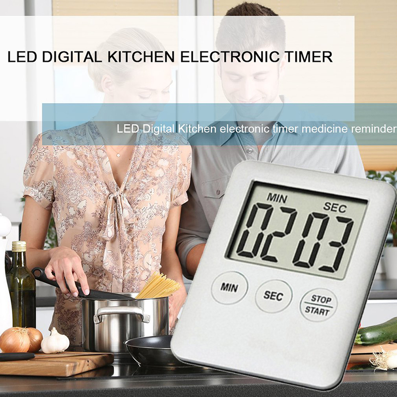 KIPRUN Kitchen Timer Digital Magnetic Cooking Baking LCD Count Down Up ...