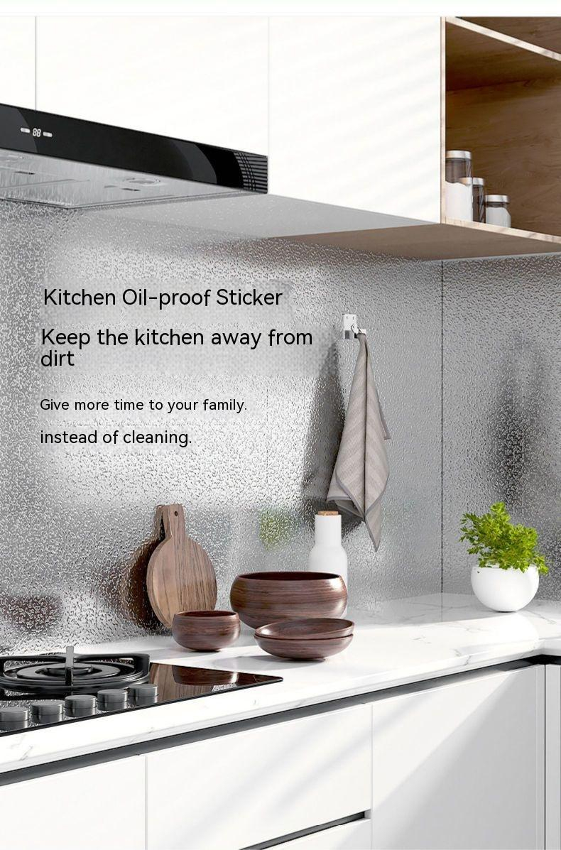Thickened Kitchen Waterproof Oil-Proof Sticker High Temperature ...