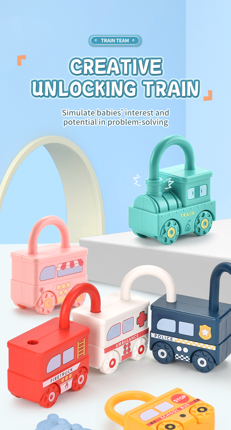 Kids Learning Locks with Keys Educational Preschool Numbers Matching ...