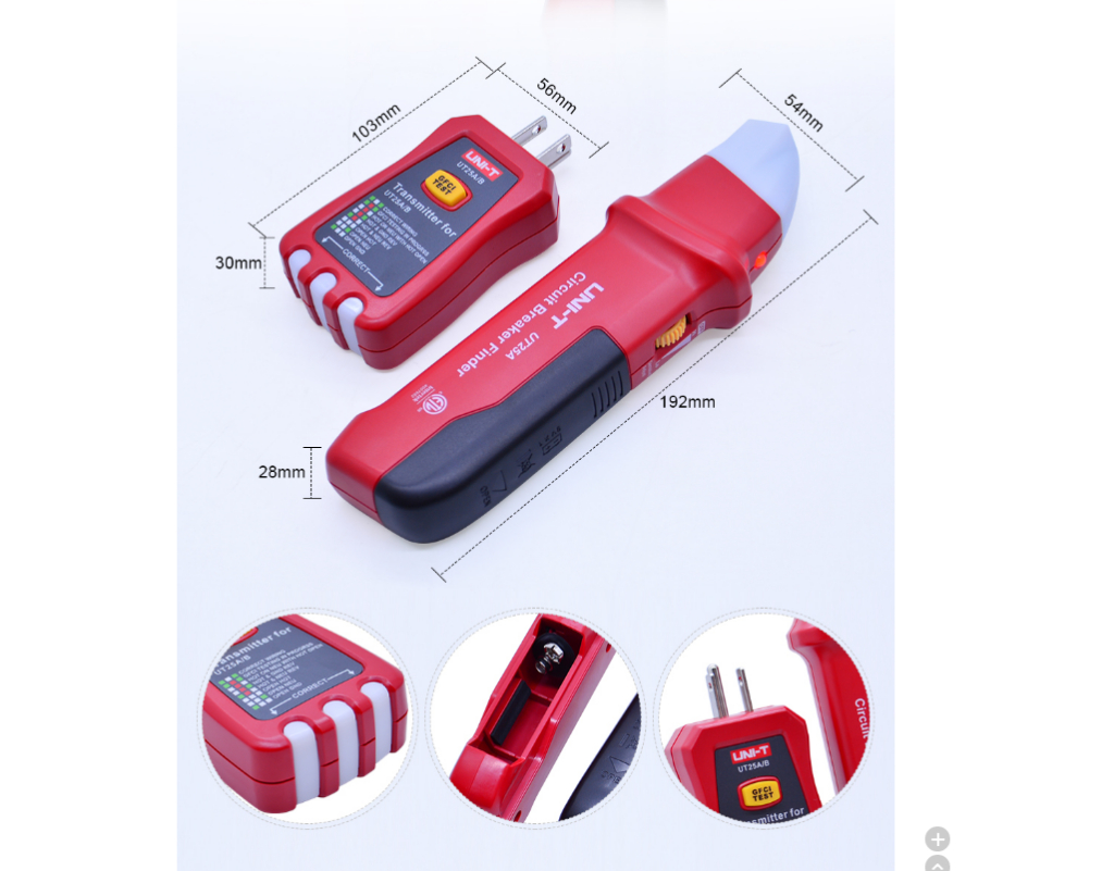UNI-T Professional Automatic Circuit Breaker Finder Socket Tester ...