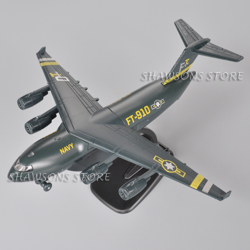 Diecast Transport Aircraft Model Toy Boeing C-17 Globemaster Miniature ...
