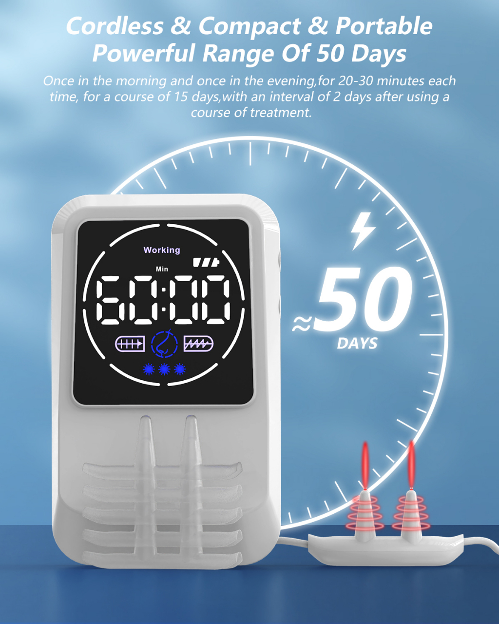 KTS Red Light 650nm Rhinitis Therapy Device Nasal Allergic Rhinitis ...