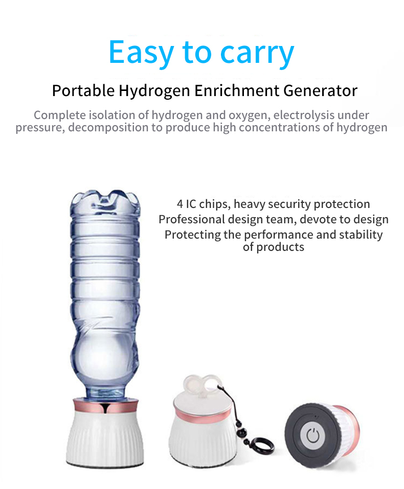 Pocket Hydrogen Water Generator Hydrogen Water Generator with EU ...