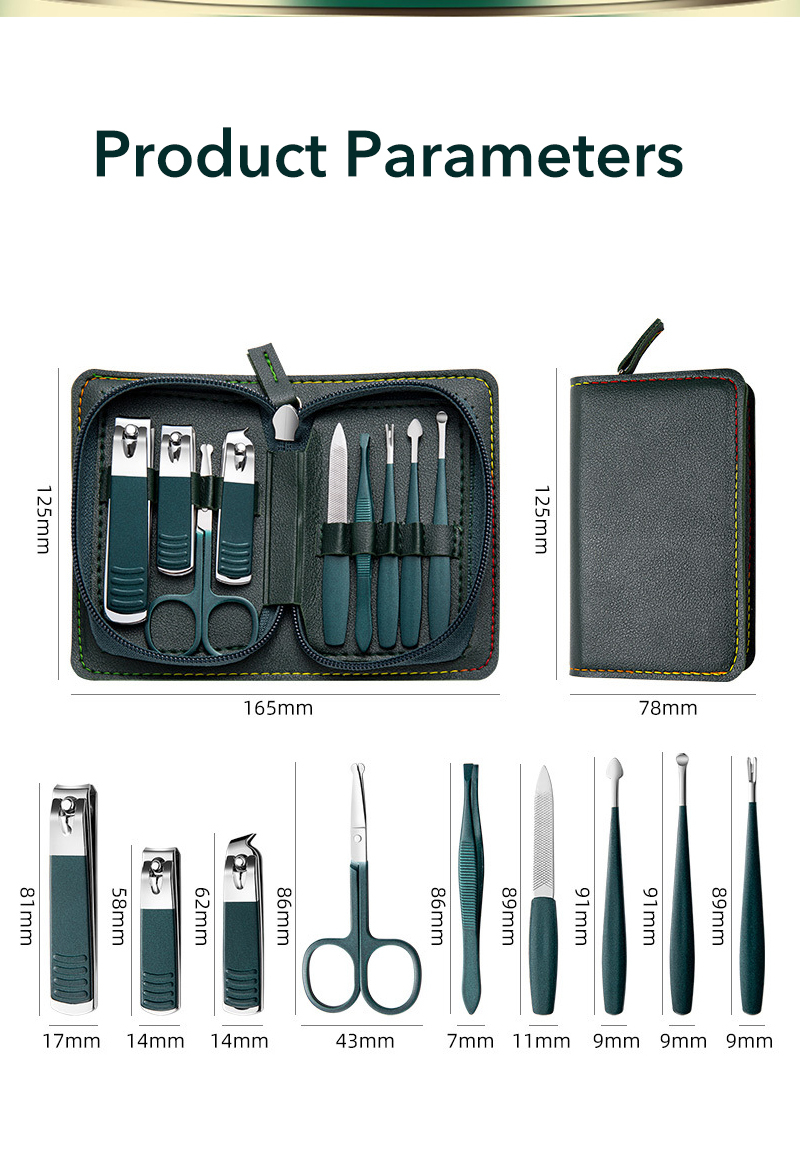 High-Quality Professional Nail Cutter Tools Manicure Set Pedicure Sets ...