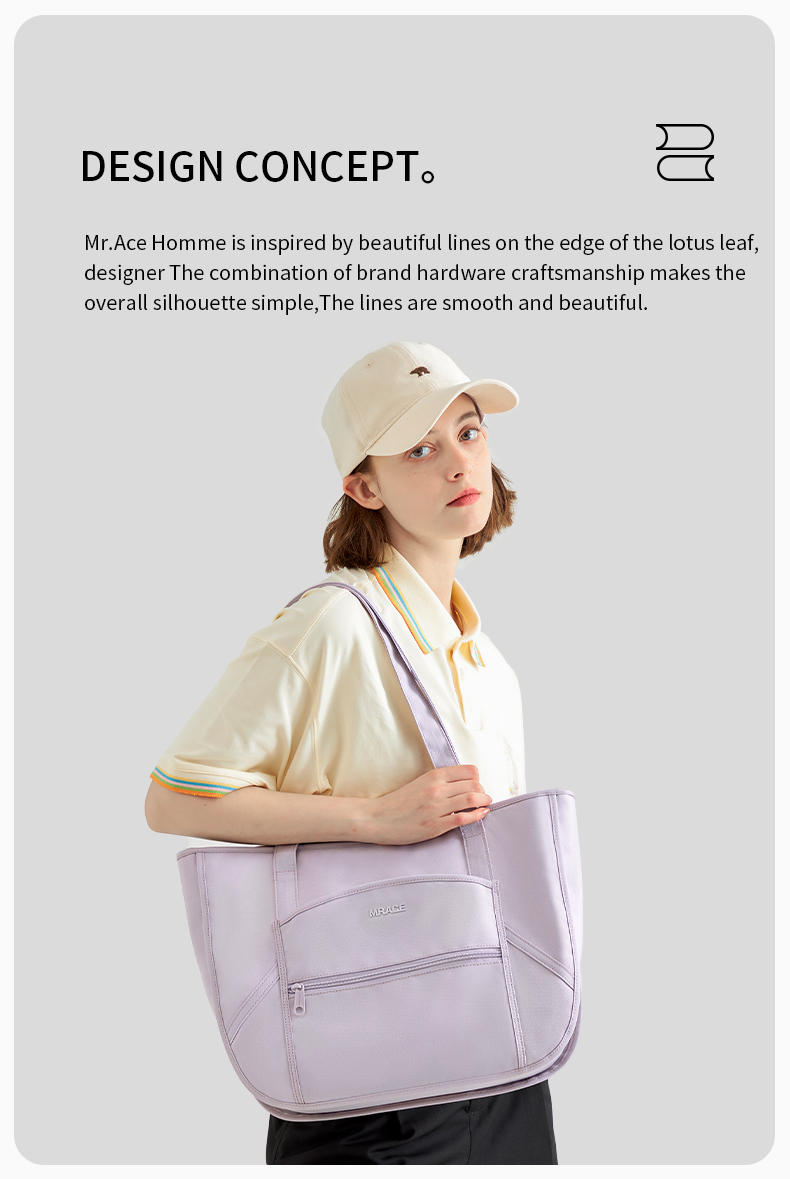 Mrace Women's tote bag student aesthetic laptop bag tote bag woman with ...