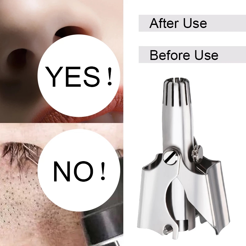 KIPRUN Nose Trimmer for Men/Women Stainless Steel Manual Trimmer for ...