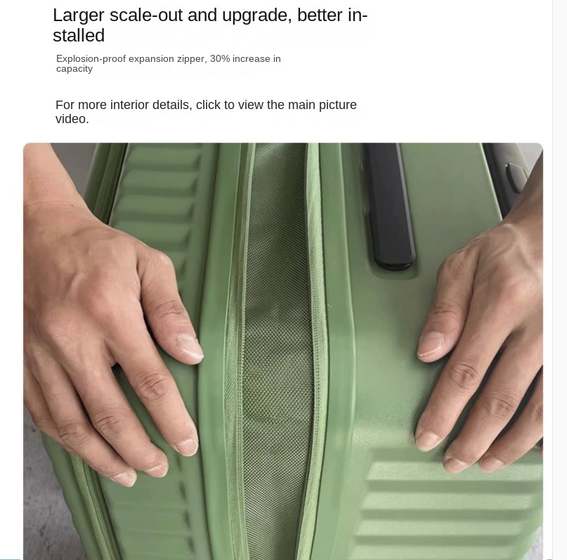 【Fast Shipping】Expandable Ultralight Luggage Business TSA Boarding ...