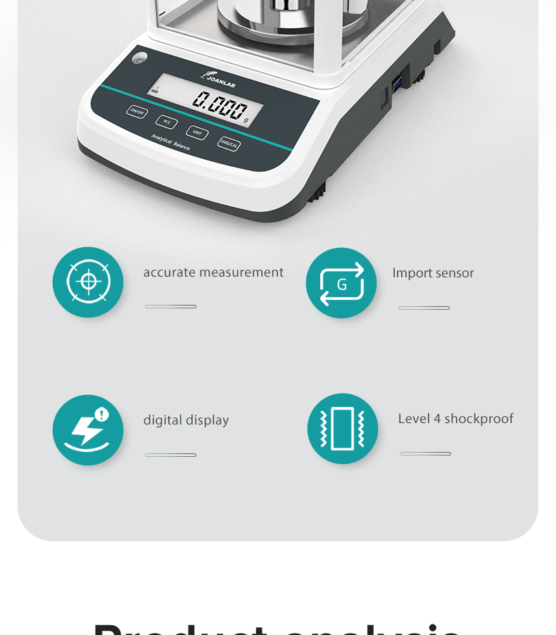 JOANLAB Digital Analytical Balance Laboratory Scales Microbalance ...