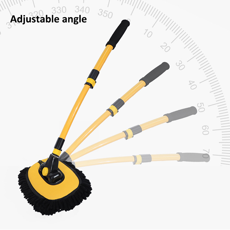 Car Cleaning Brush Wash Brush Telescoping Long Handle Cleaning Mop ...