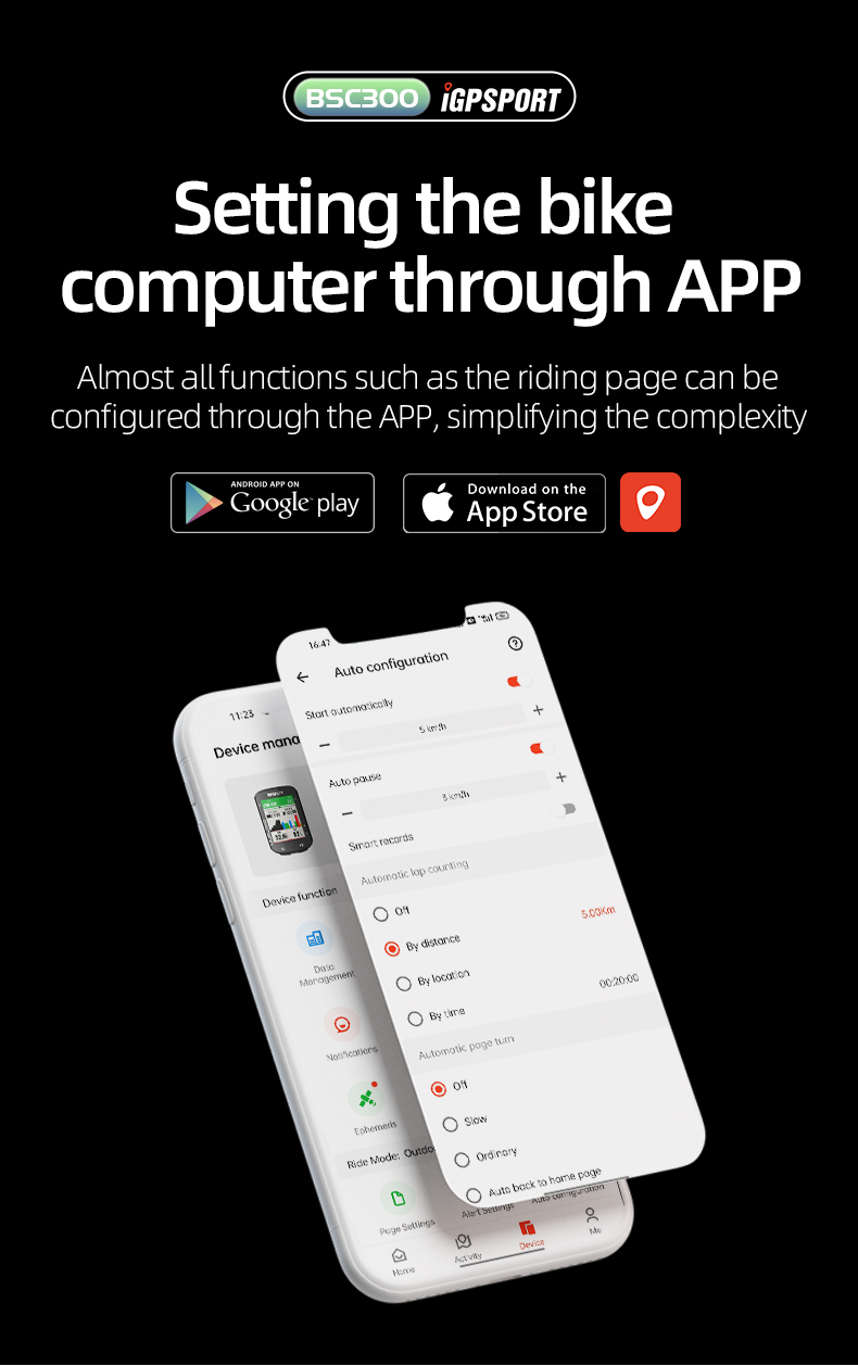 iGPSPORT BSC300 BSC 300 Bike GPS Computer Cycling Speedmeter Color ...