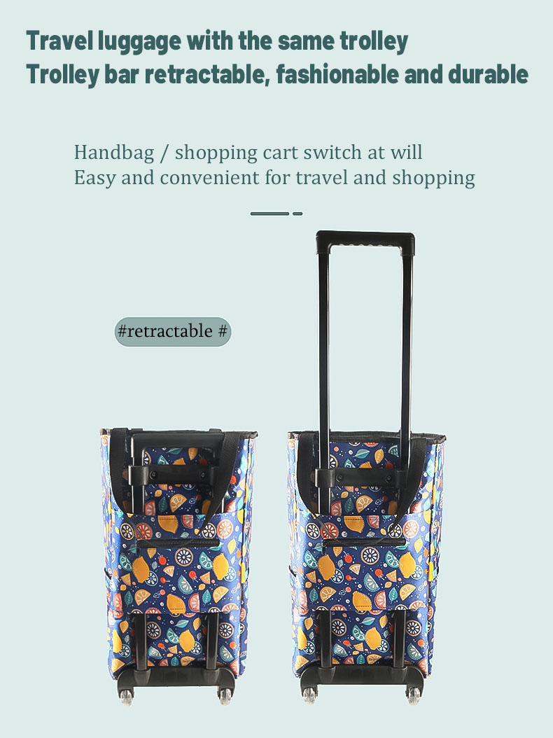 【in stock】Shopping cart trolley cart foldable retractable heat ...