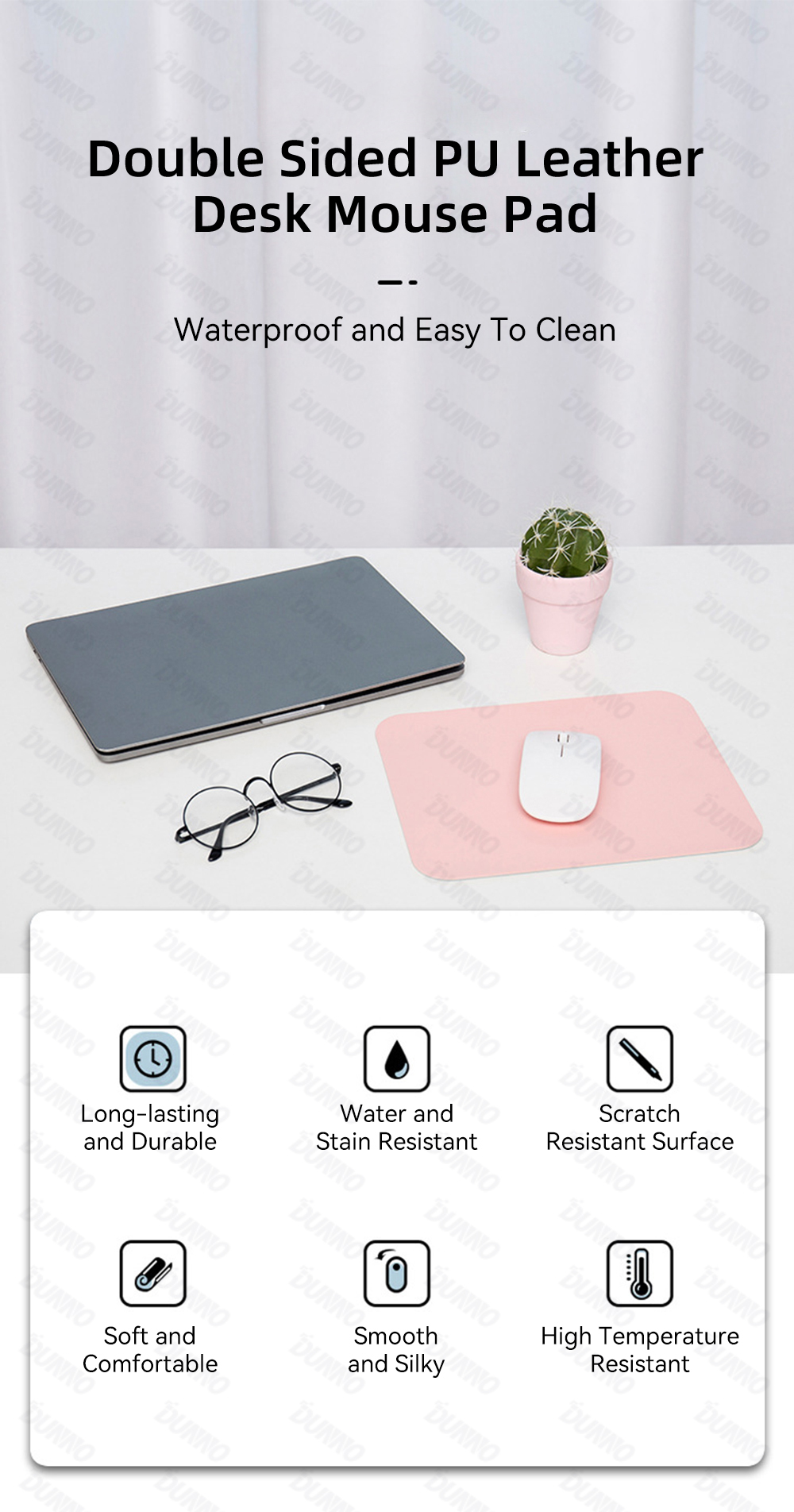 Small Size Office Mouse Pad Colorful Double-side Waterproof Desktop ...