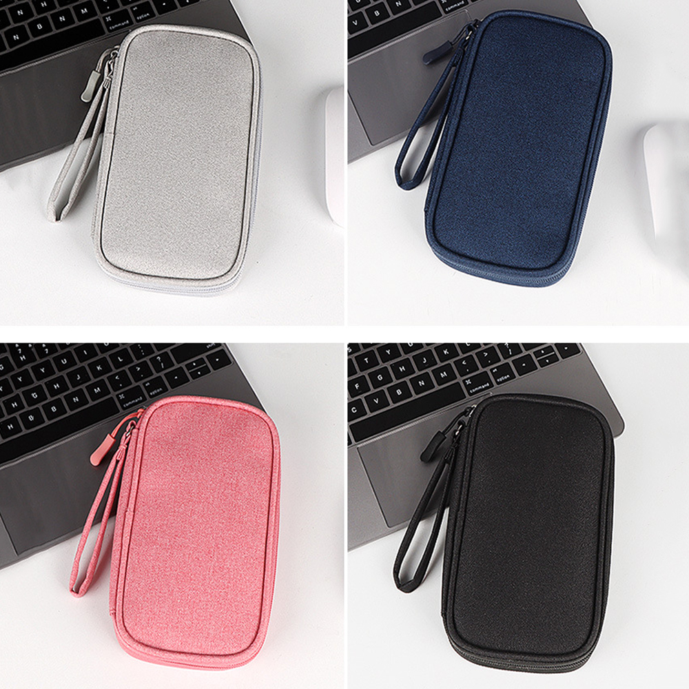 Multifunctional Polyester Power Bank Pouch Storage Bag Mini Durable ...