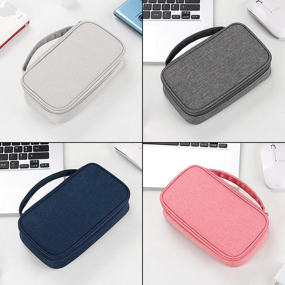 Multifunctional Polyester Power Bank Pouch Storage Bag Mini Durable ...