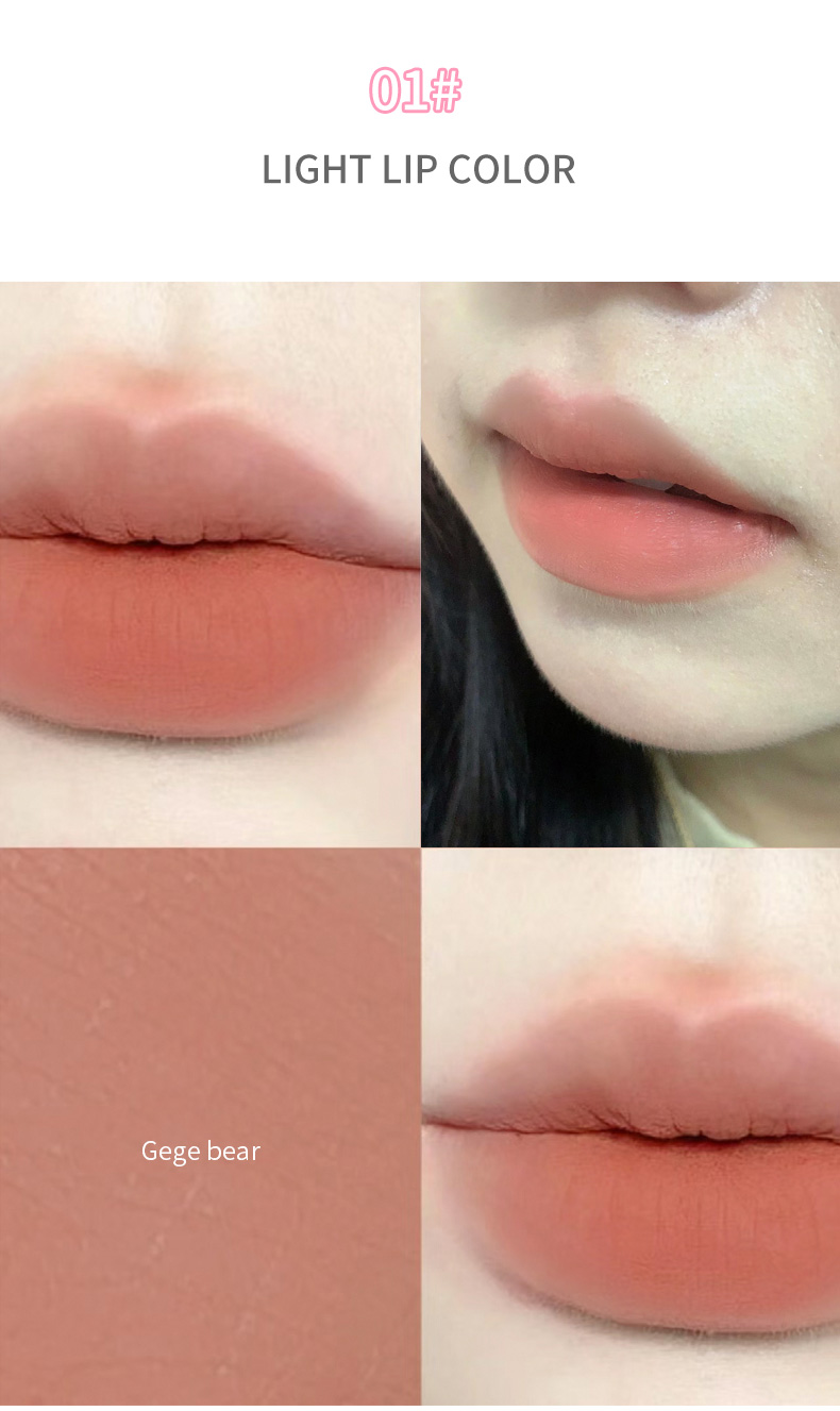 Gege Bear Lipliner Shimmer Matte Lip Liner Pencil Long Lasting Lipstick ...