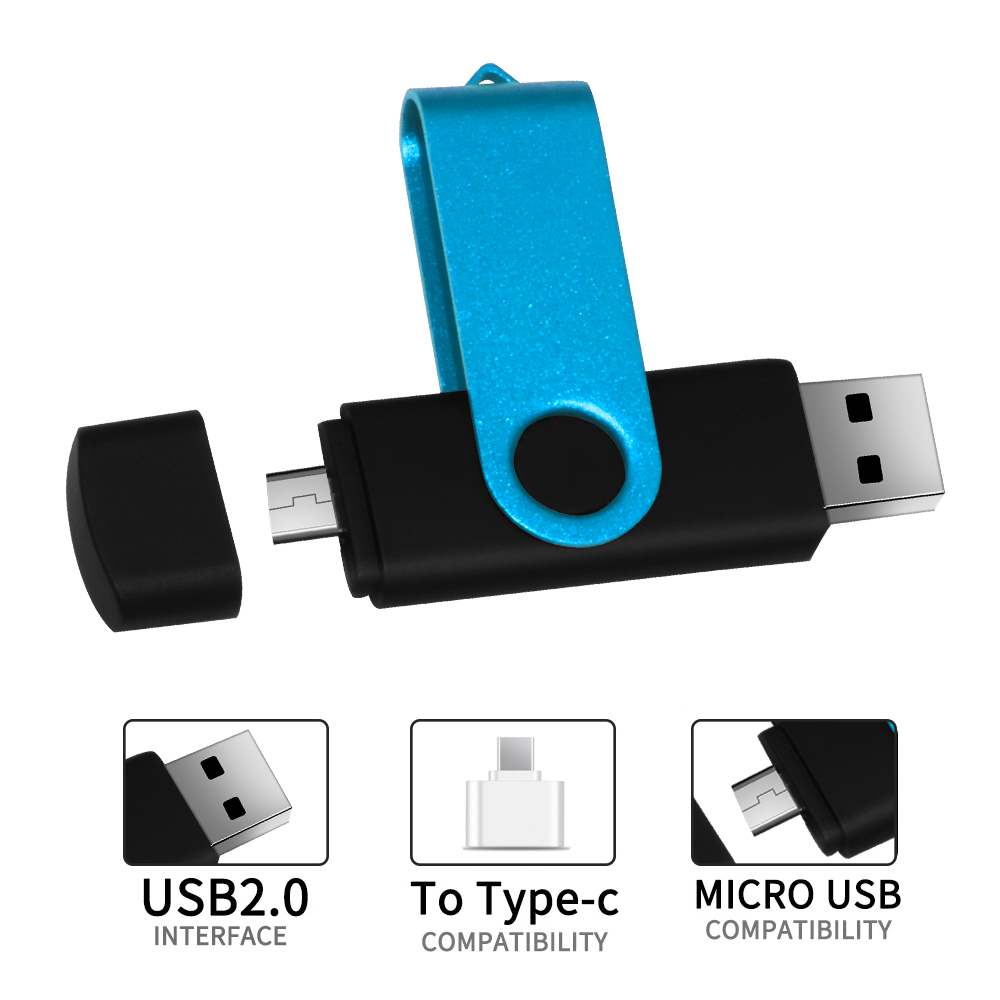 Otg Usb 2.0 Pen Drive Usb Flash Drive 4Gb 8Gb 16Gb 32Gb 64Gb 128gb 2TB ...