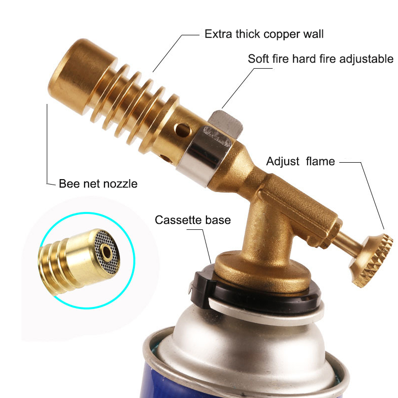 KIPRUN flamethrower, Camping Gas Torch all bronze Multipurpose Welding ...