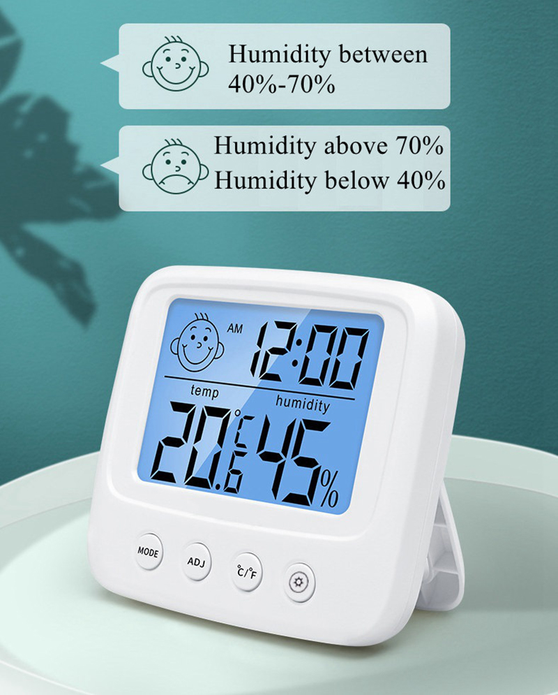 KIPRUN Digital Temperature Humidity Meter, Home Indoor LCD Electronic ...