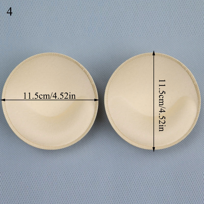 1 Pair (2 pieces) Women's Triangle Sponge Bikini Pads Swimsuit Breast ...