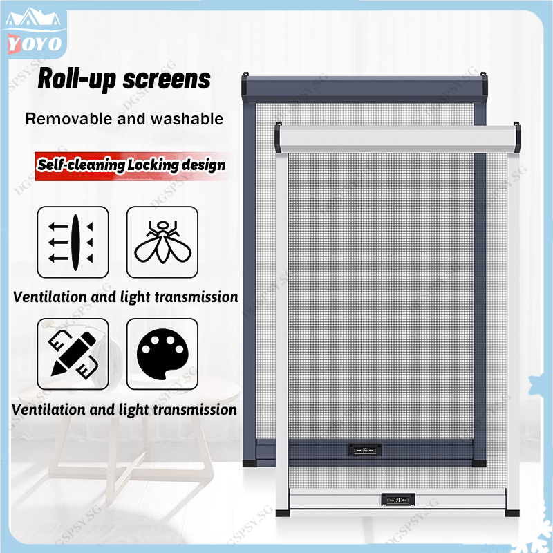 Folding screens detachable invisible screens push-pull retractable roll ...