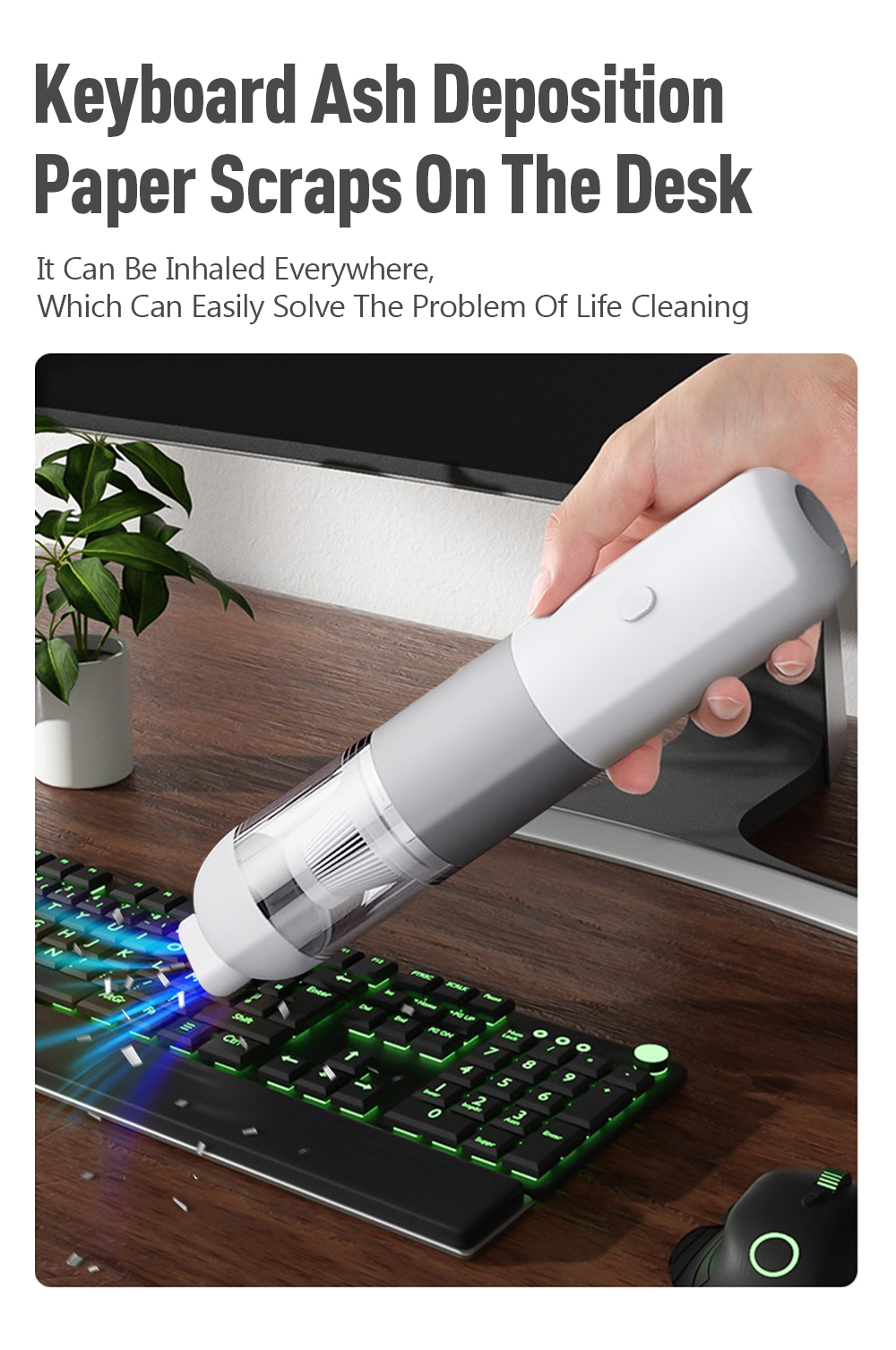 20000Pa Vacuum Cleaner Cordless Home Car Mini Portable Wireless Vacuum ...