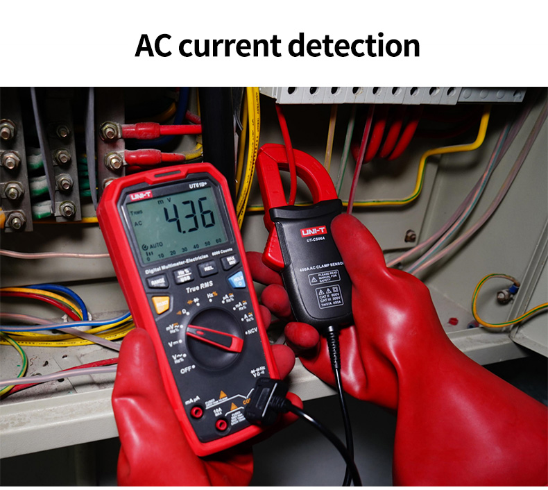 UNI-T UT-CS06A 400A AC Current Clamp Sensor; Multimeter Sensor For ...