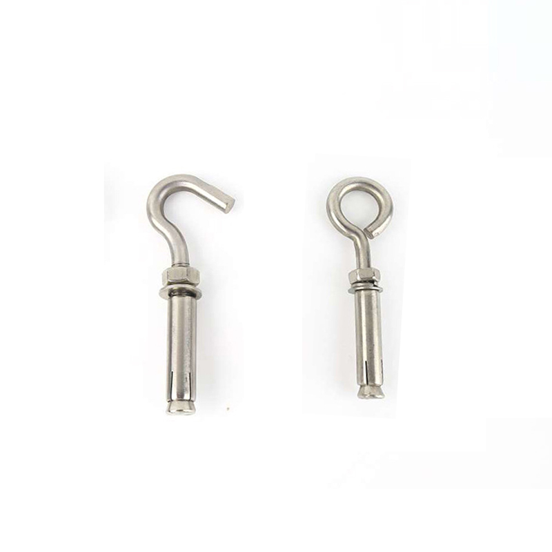 1pc Expansion Screws Closed Hooks M6 M8 M10 304 Stainless Steel For ...